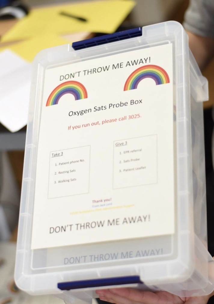 Take 3, Give 3 System and Sats Probe Box Label : TICC19